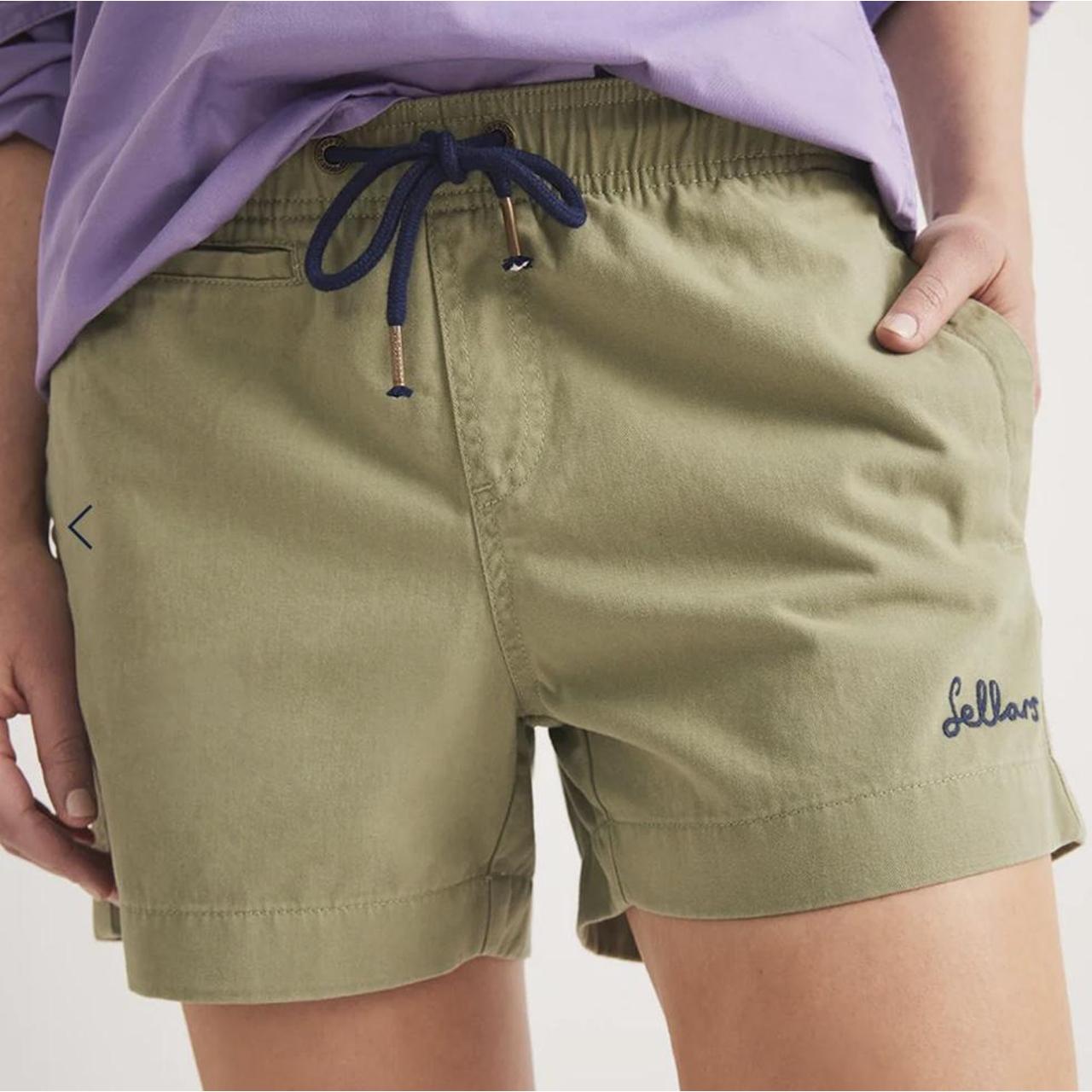 Woman’s rugger shorts in olive Size 12 Great work... - Depop