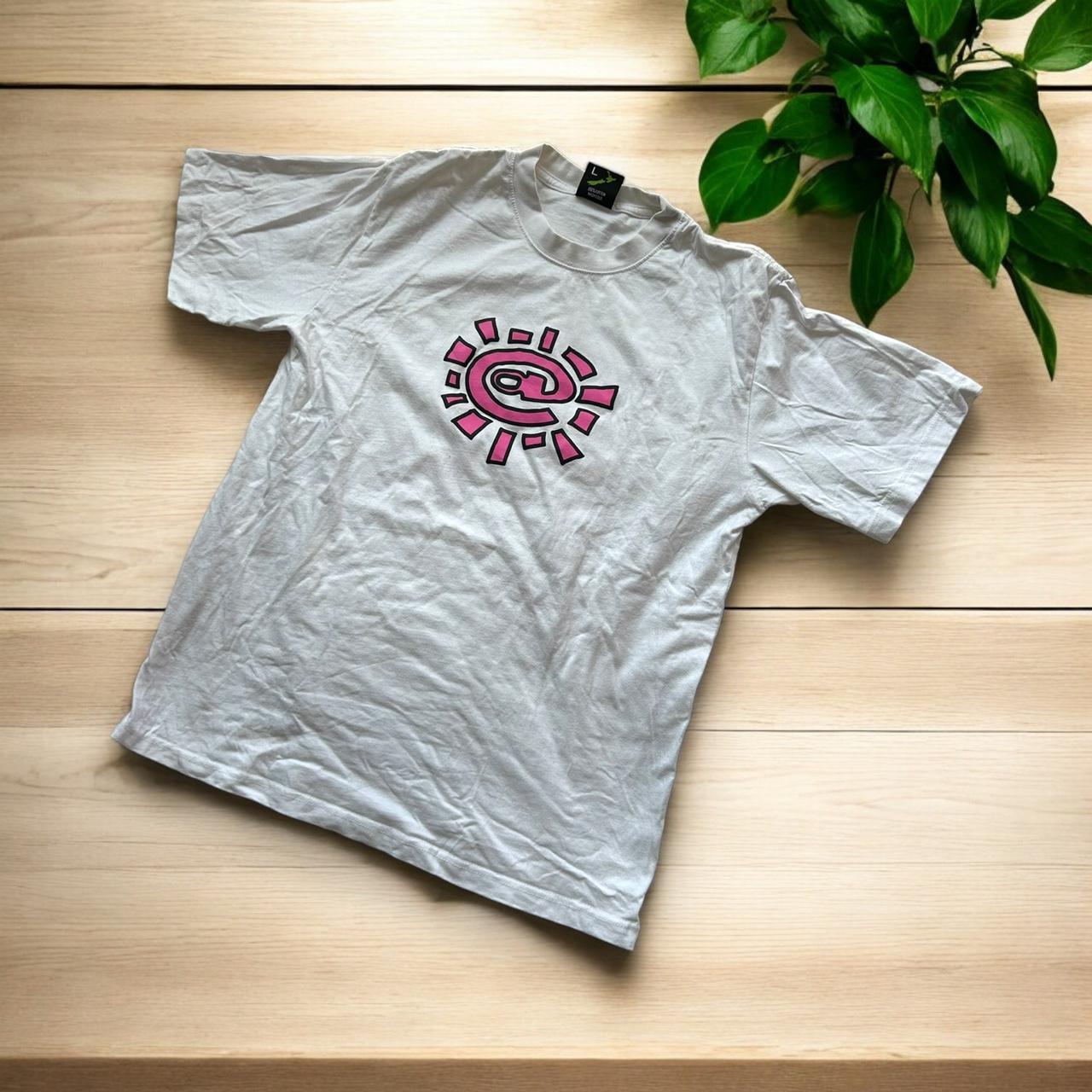 ADWYSD pink tshirt Size large Okay condition... - Depop