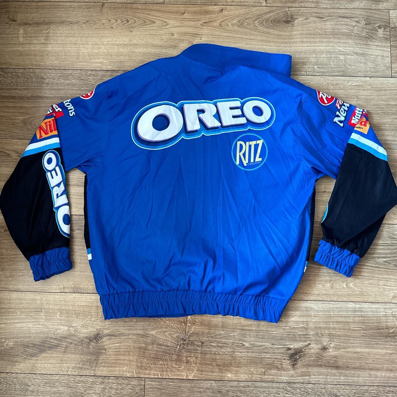 OREO BOMBER JACKET ONLY WORN ONCE size : M... - Depop