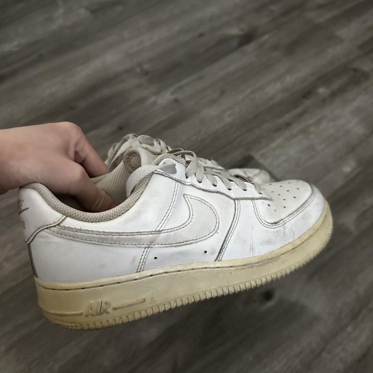 Nike Air Force 1 used but still wearable size... - Depop