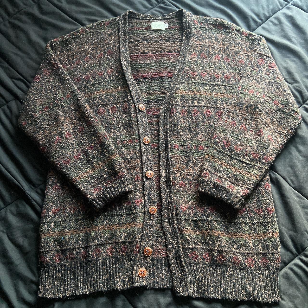 Nice comfy modern cardigan. Can fit both large and... - Depop