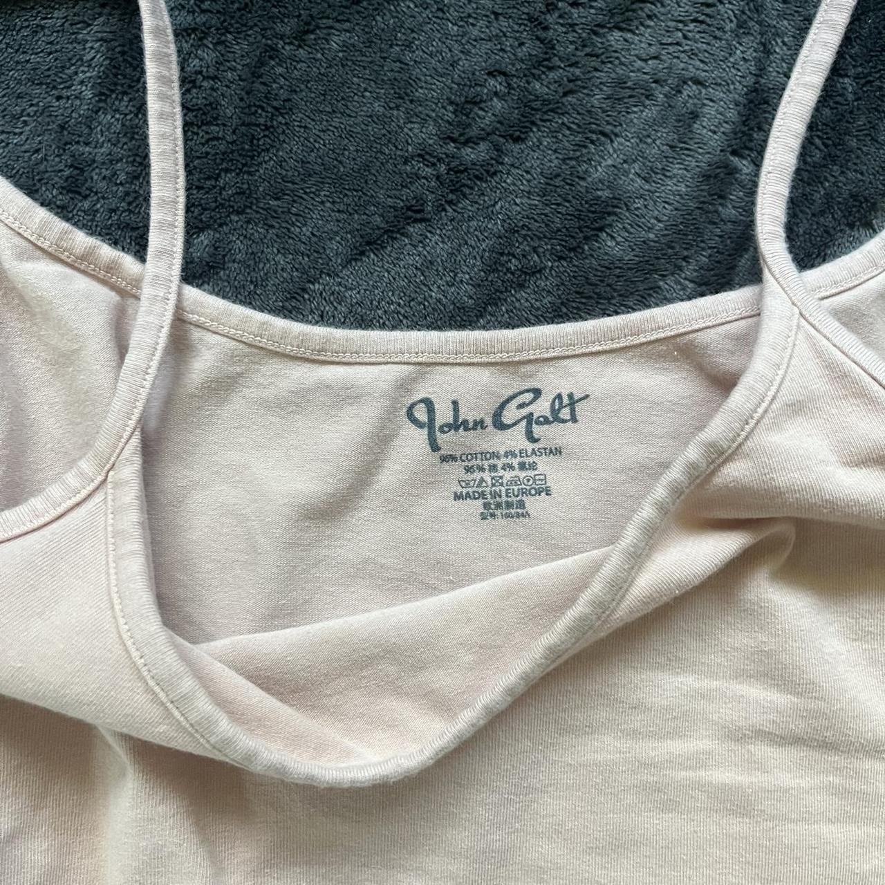 baby pink brandy melville tank perfect condition - Depop