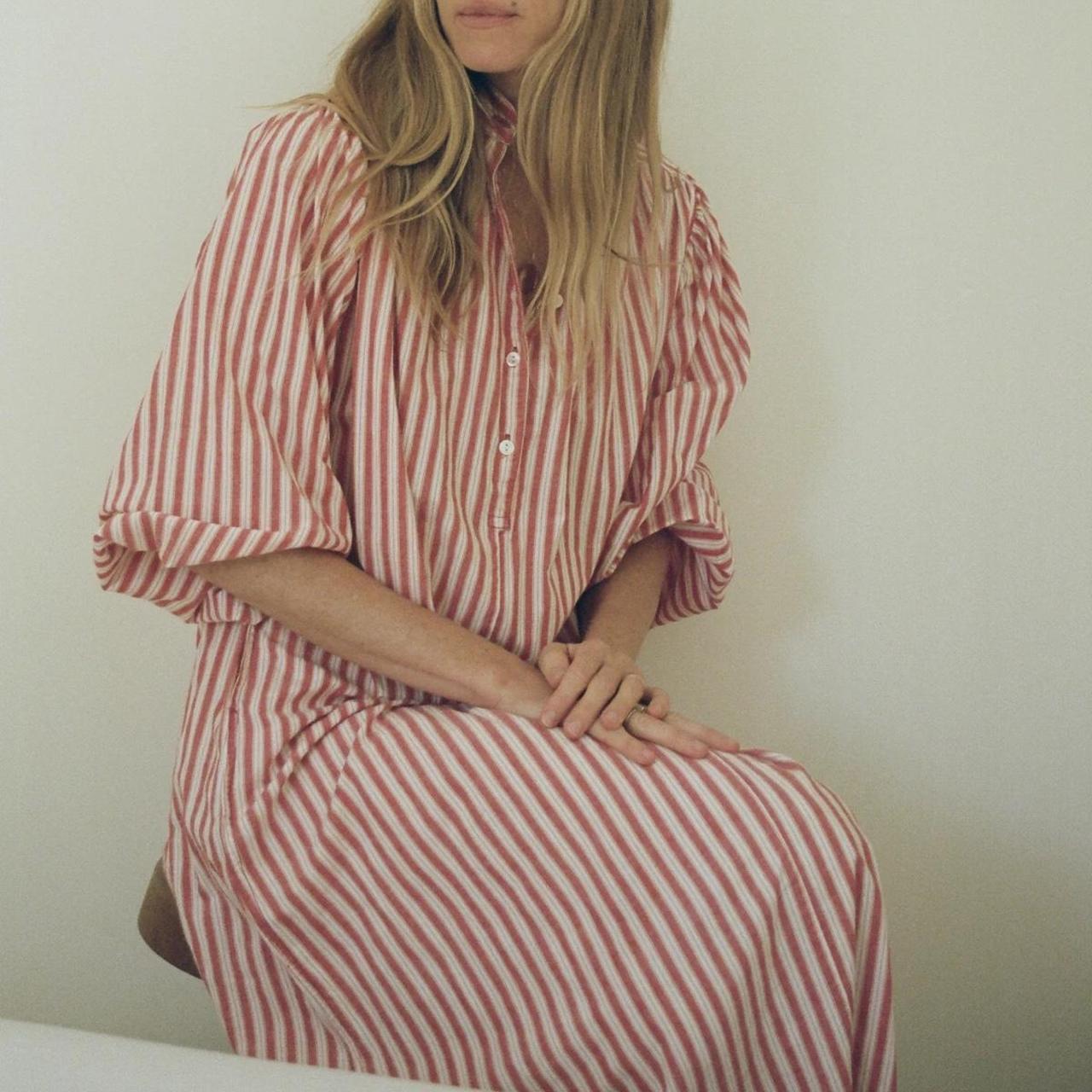 Lovely oversized Ron Herman x Ten smock dress in a... | Depop