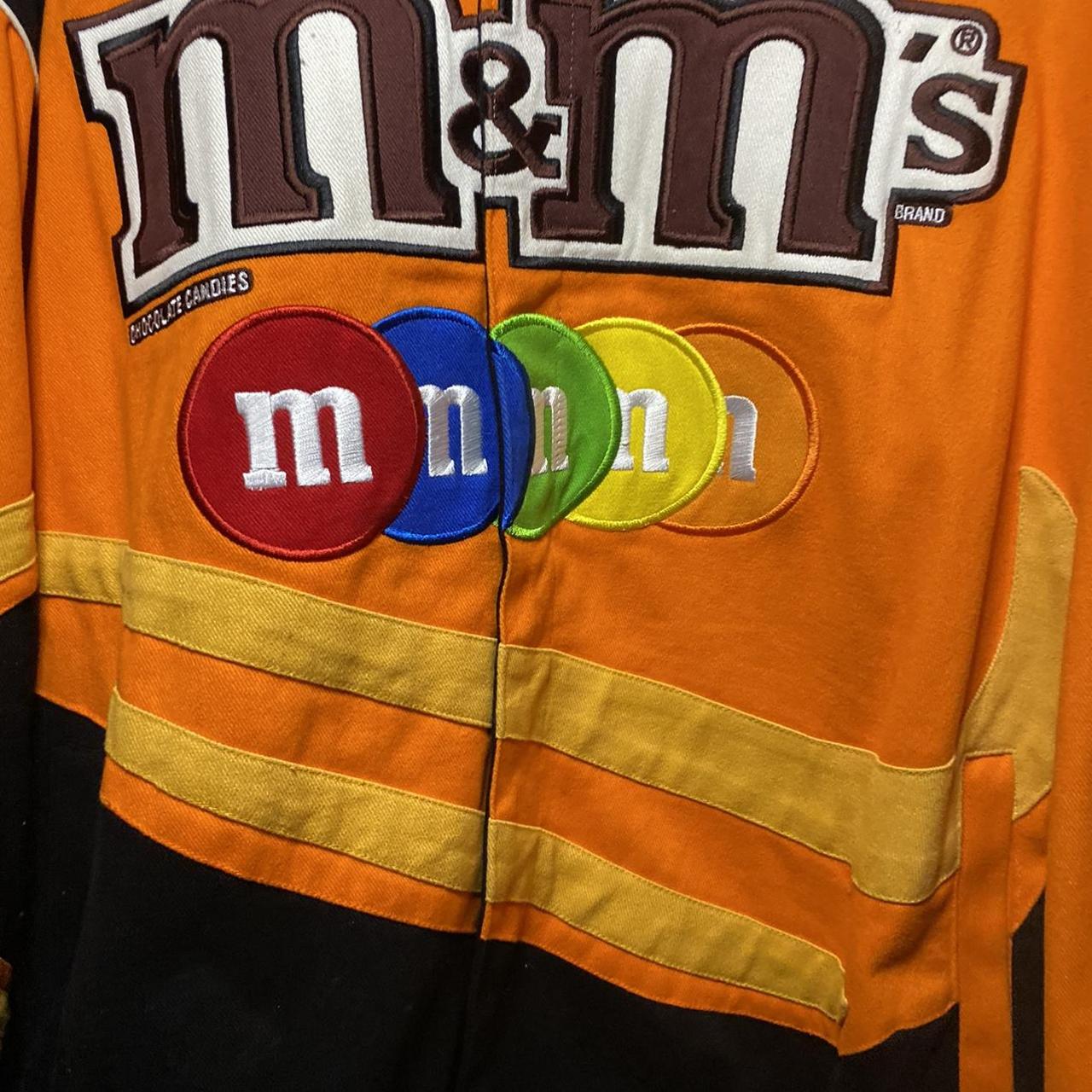 MnMs nascar racing jacket. This jacket is near... - Depop