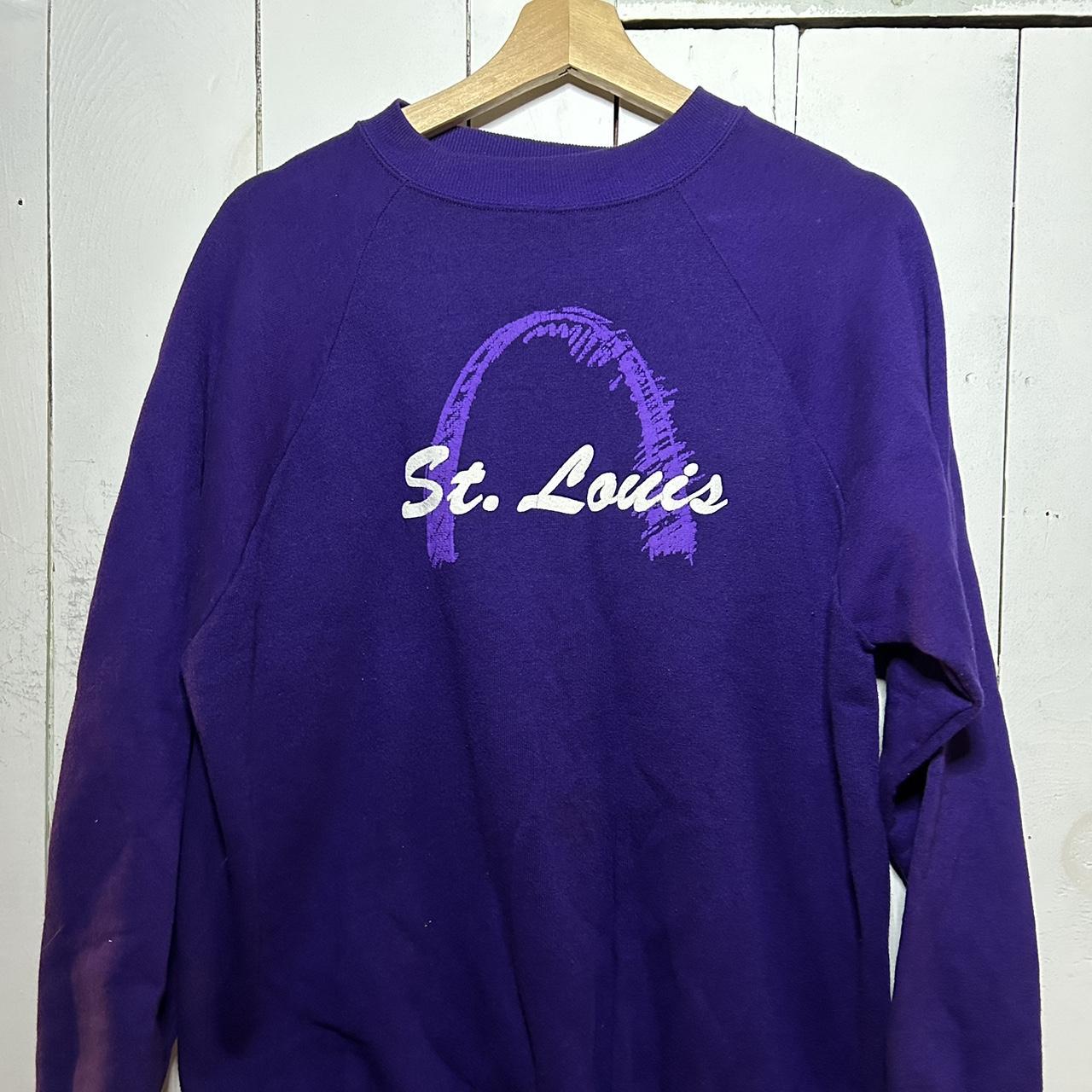 Super cute purple St. Louis vintage crewneck.... - Depop