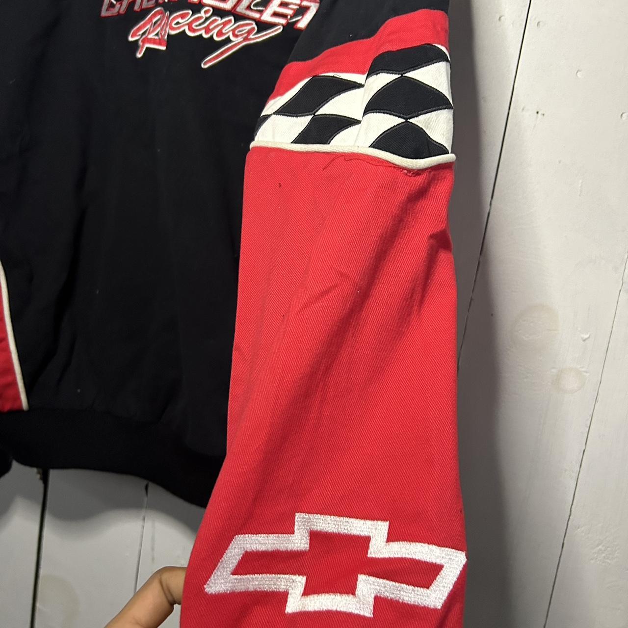 NASCAR Men's Black and Red Jacket | Depop