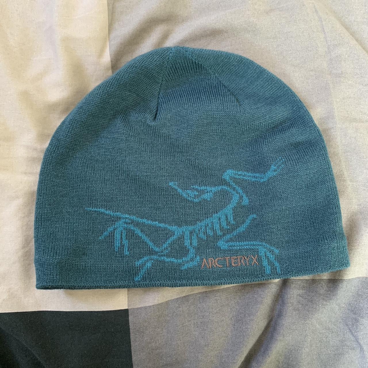 Arcteryx Blue Beanie Tried on once but pretty much... - Depop