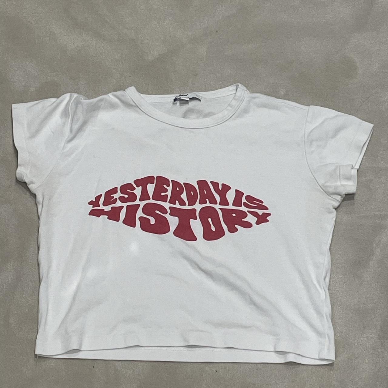 super cool subdued baby tee. worn once and so comfy.... - Depop