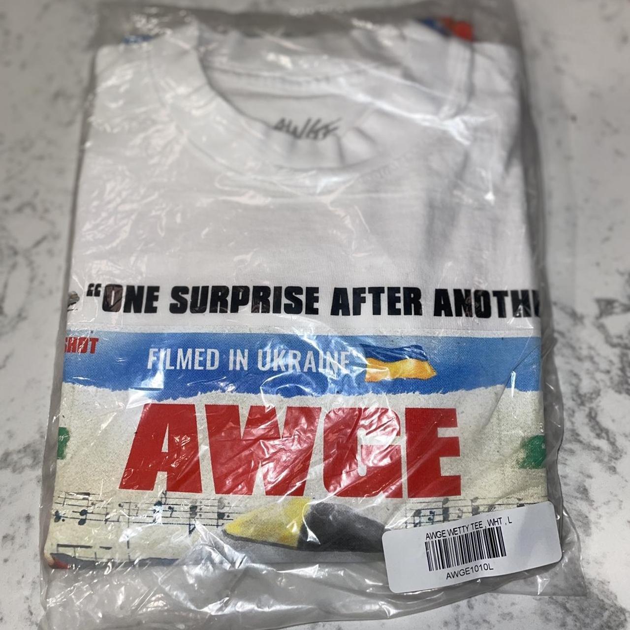 AWGE Men's White T-shirt | Depop