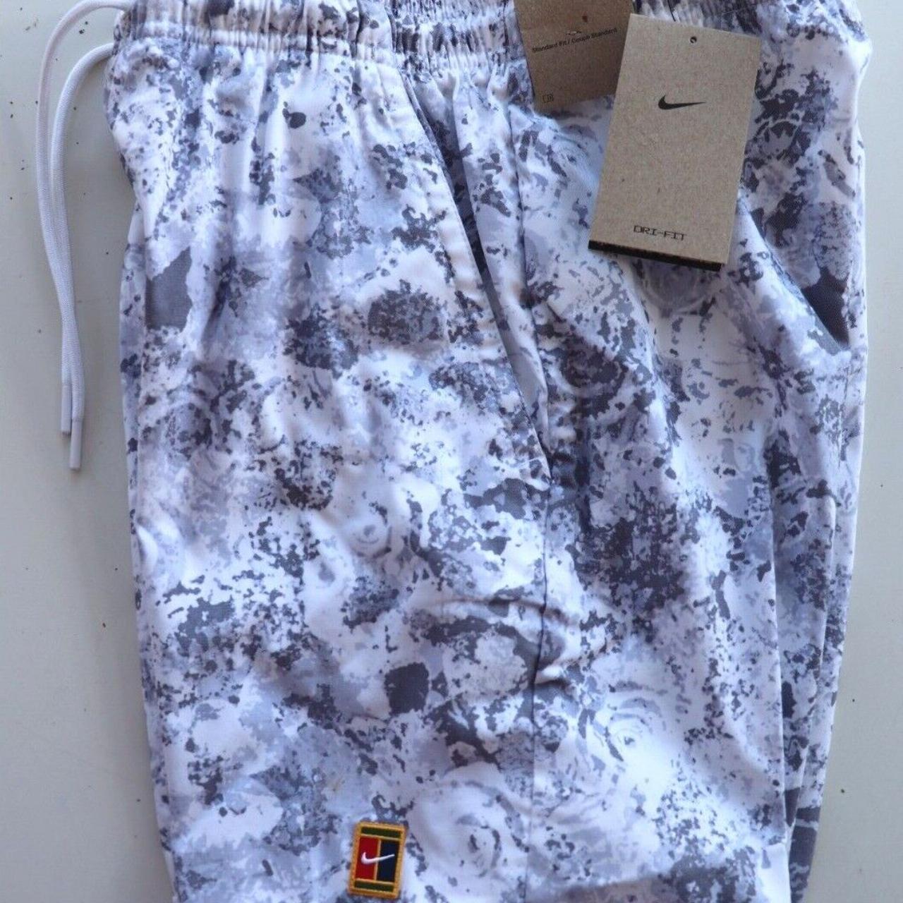 Nike Court Heritage Camo Print Shorts... - Depop