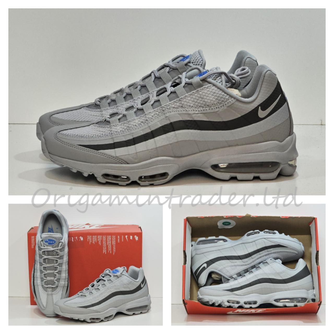 Nike Air Max 95 Ultra `Grey/Photo Blue` Trainers... - Depop