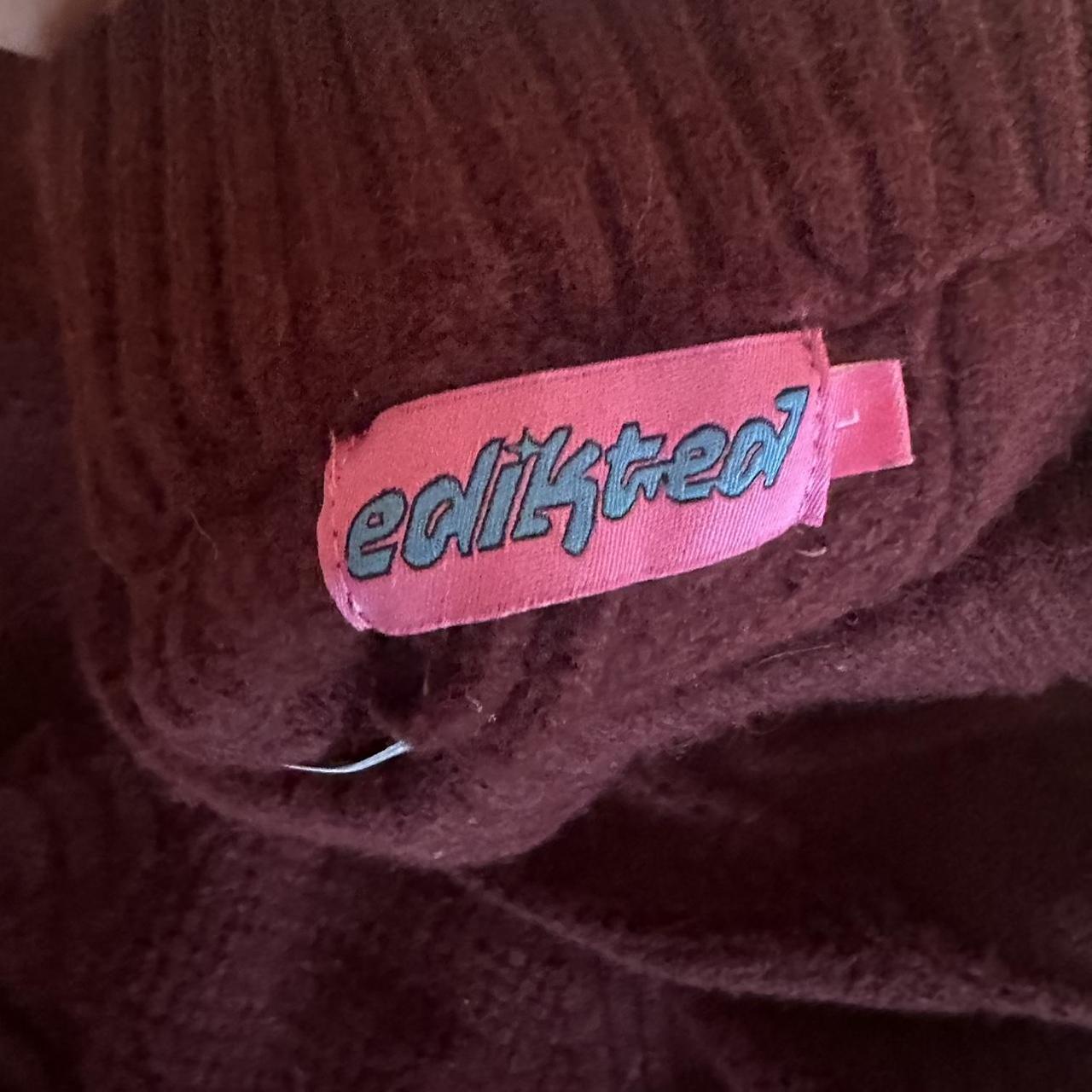 edikted knit flares worn once - Depop