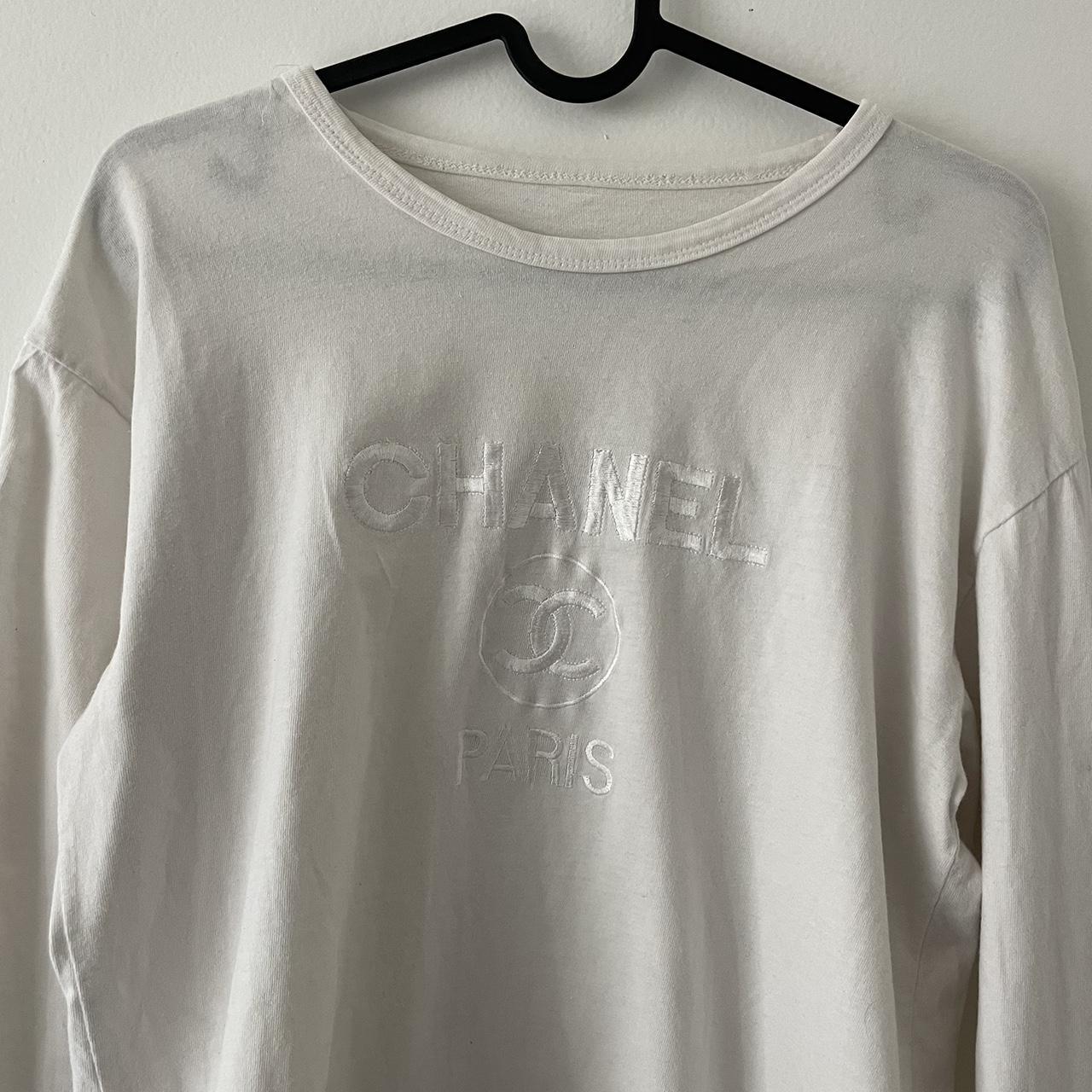 Chanel Women's White Shirt | Depop