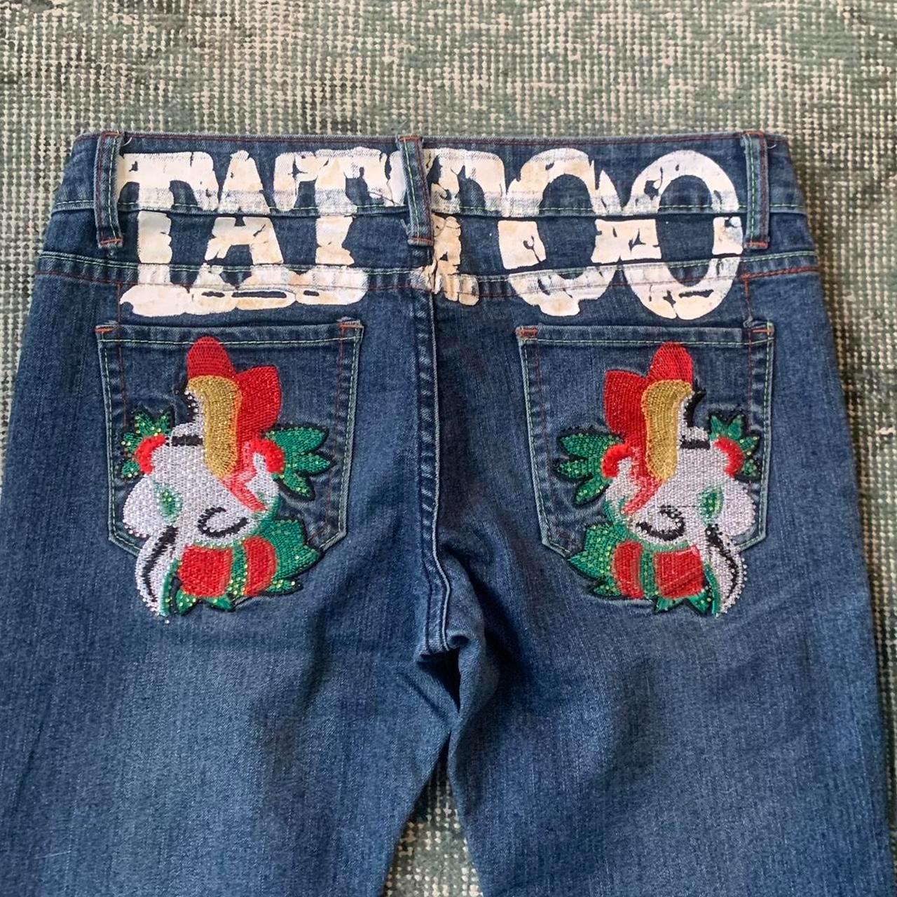 Ed hardy jeans womans Ed hardy jeans with... - Depop