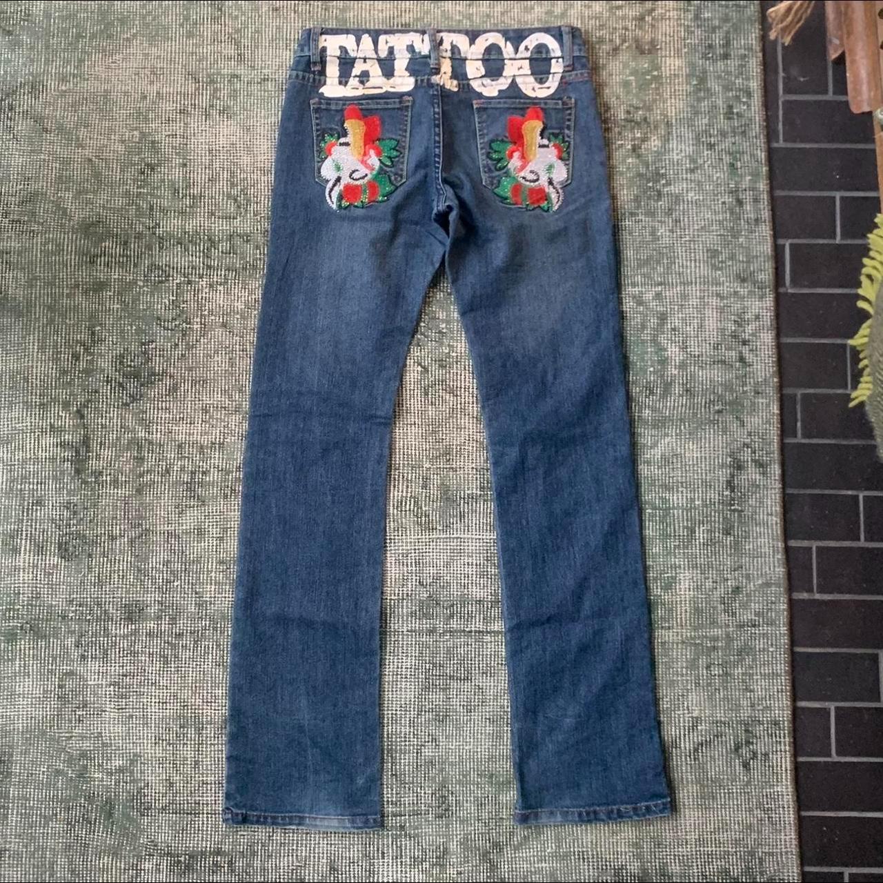 Ed hardy jeans womans Ed hardy jeans with... - Depop