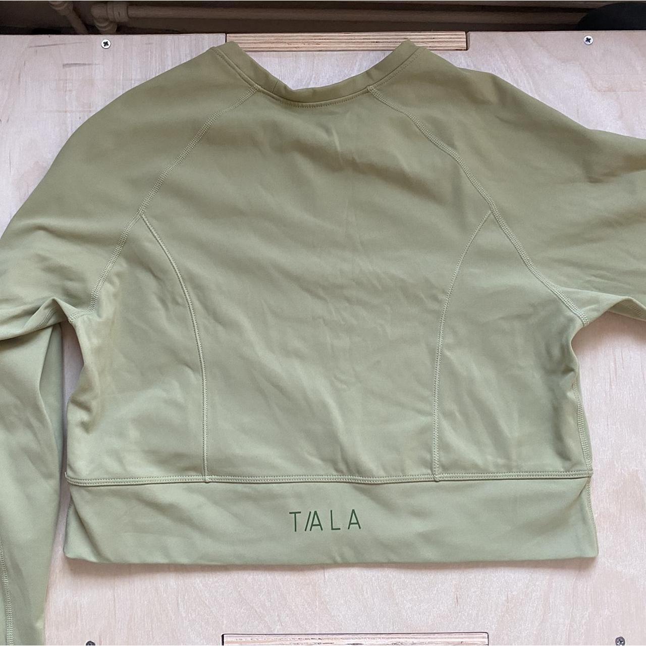 Tala Women's Green Crop-top | Depop