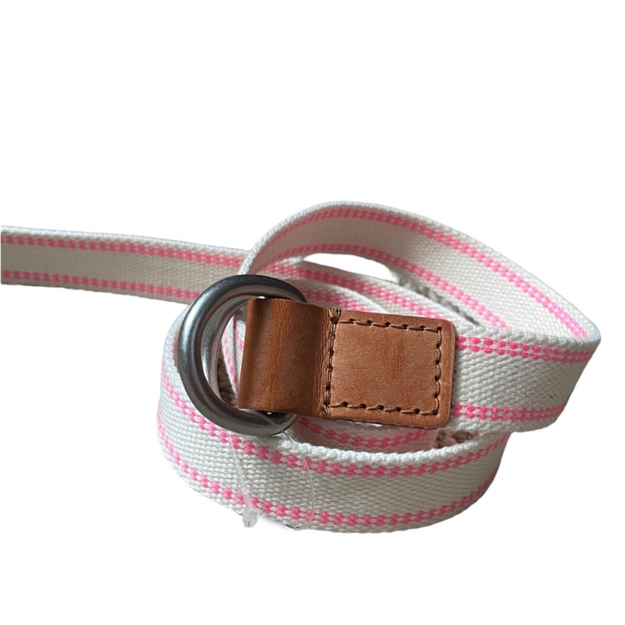 NWOT Gap Fabric Belt Silver Hoop Ring (size... - Depop