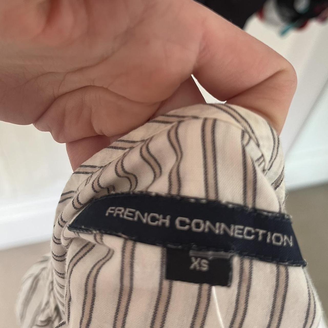 French connection shirt . Size xs would fit 6-10 - Depop