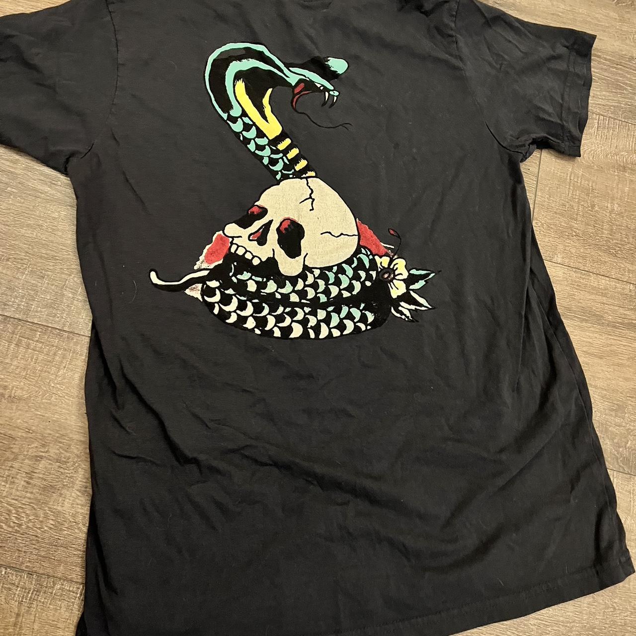 ed hardy skull and snake graphic #edhardy #trendy... - Depop
