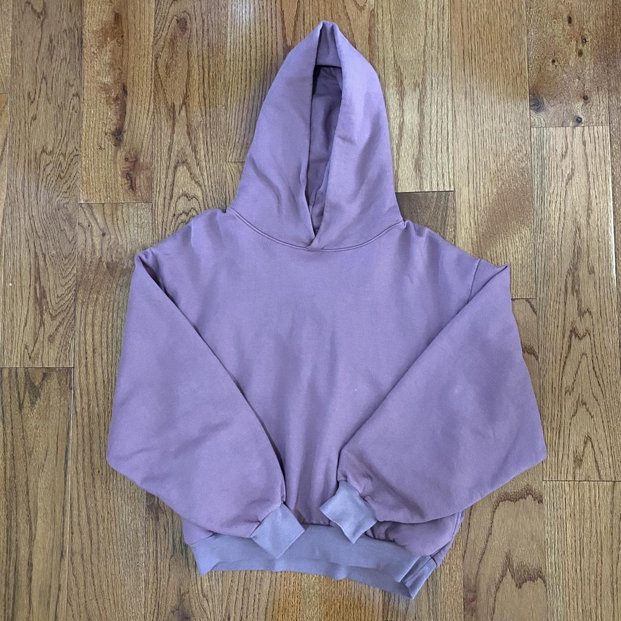 LA APPAREL SAMPLE Mauve MID - WEIGHT FLEECE PULLOVER... | Depop