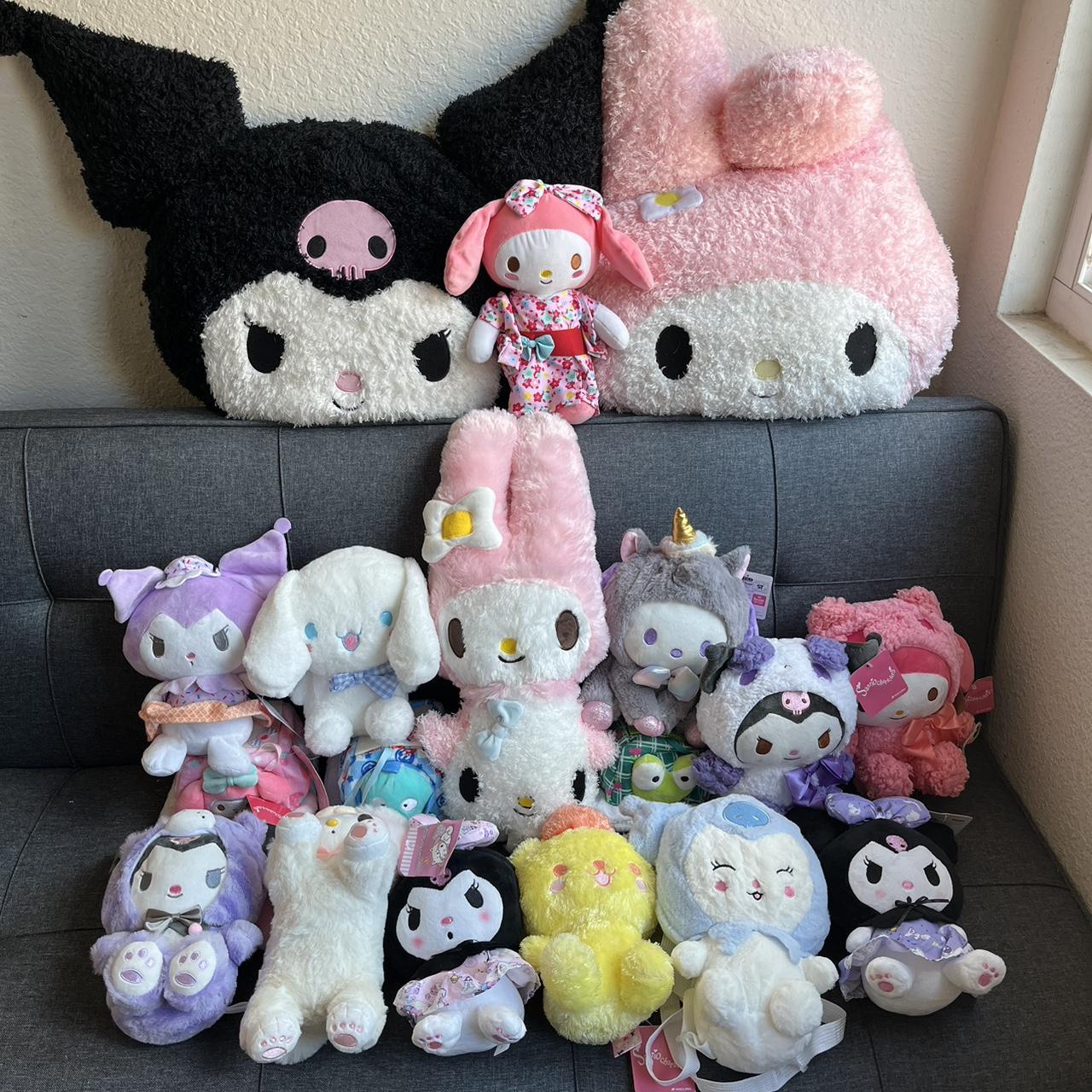 Sanrio bundle 18 pieces -2 giant pillows -1 plush... - Depop