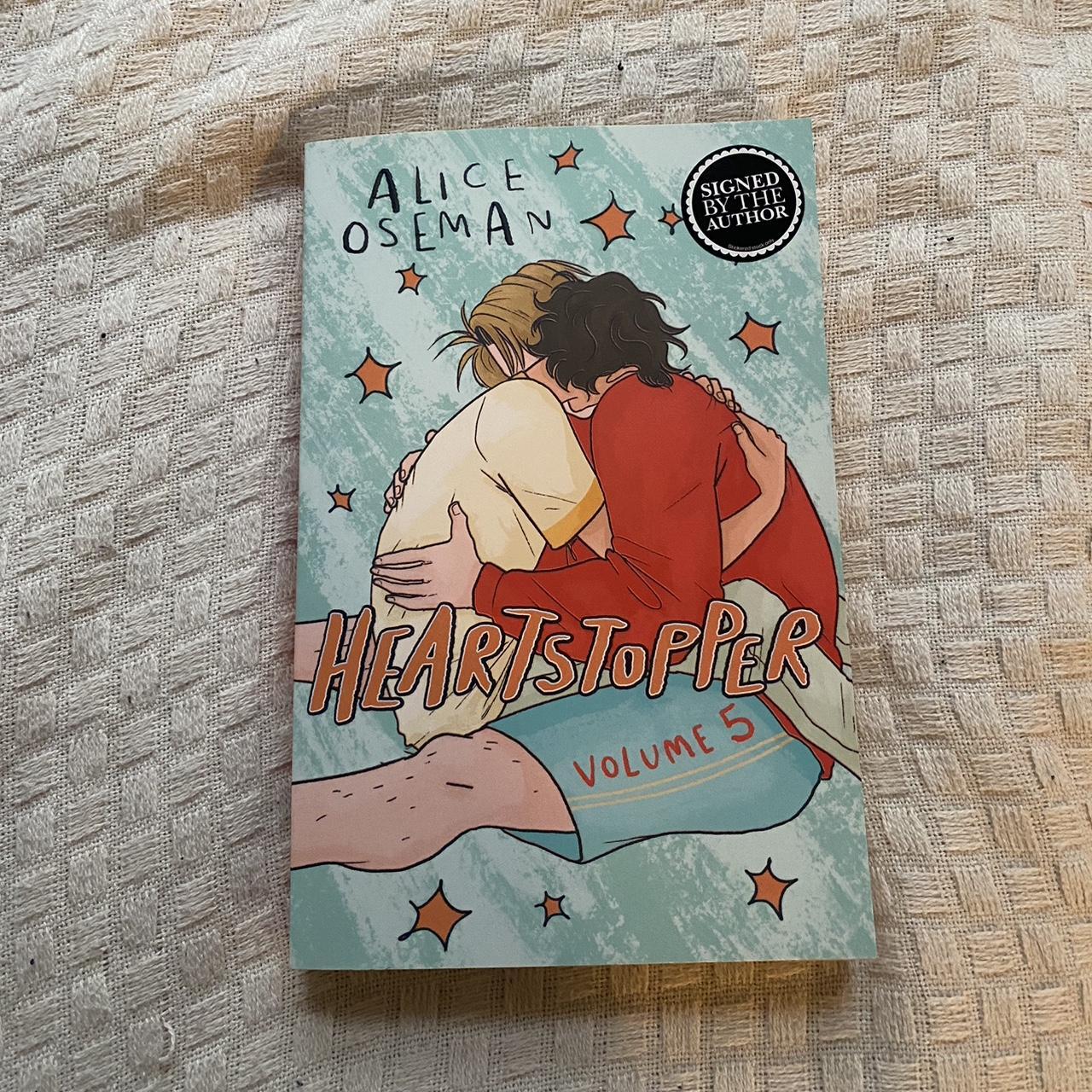 UK SHIPPING ONLY heartstopper volume 5 signed by... | Depop