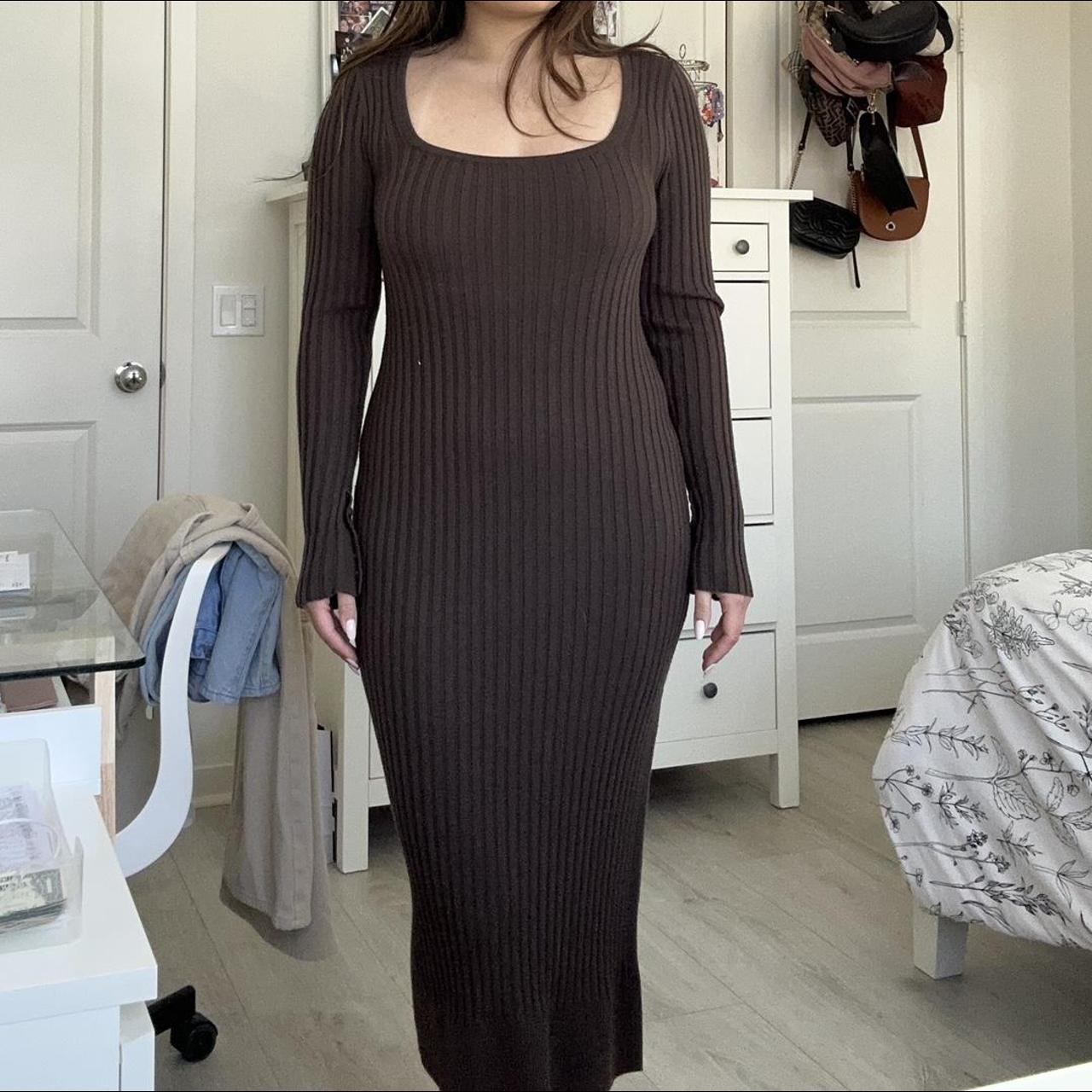 PAIGE Women's Brown Dress | Depop