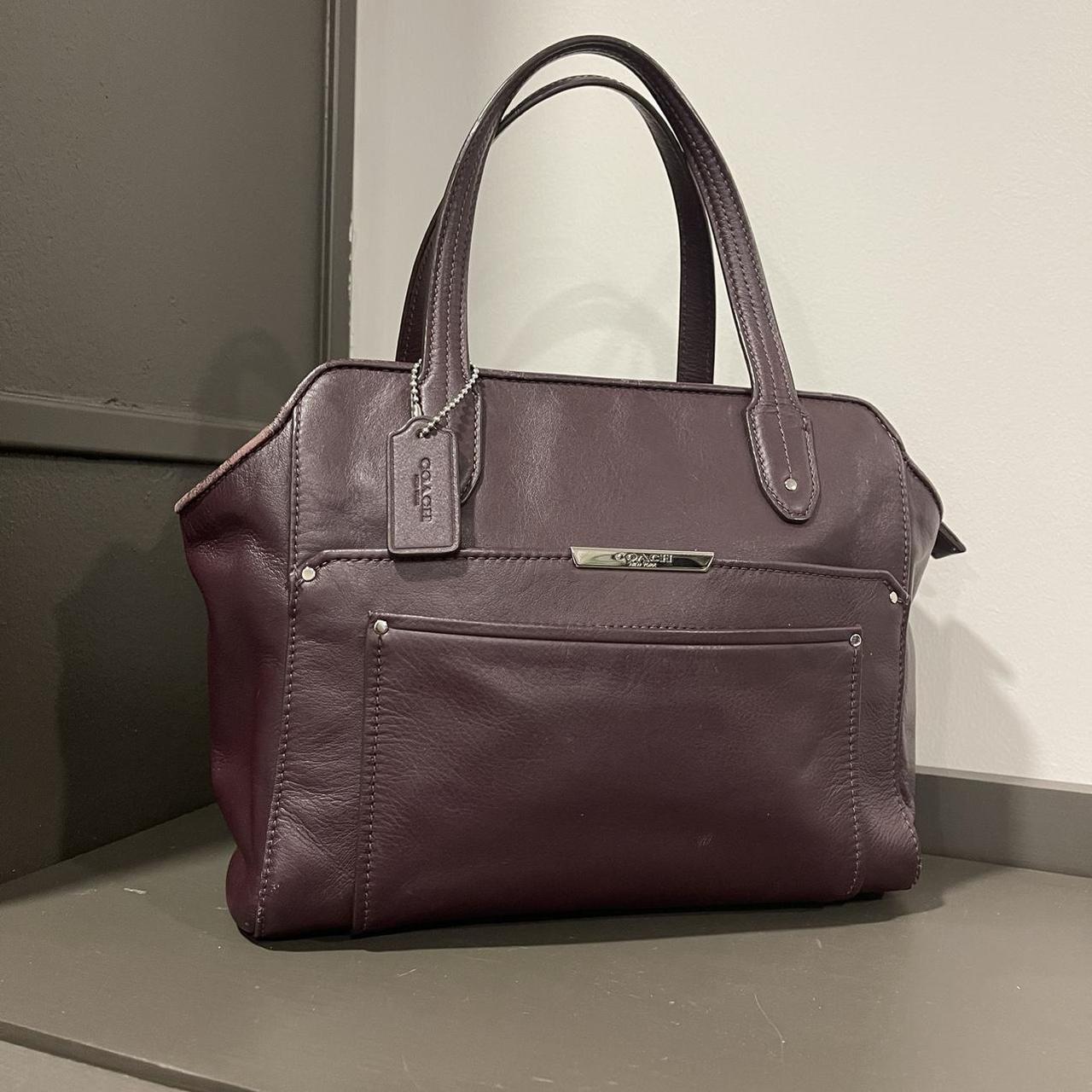 *Repop* Beautiful Coach Taylor Merlot Leather Bette... | Depop