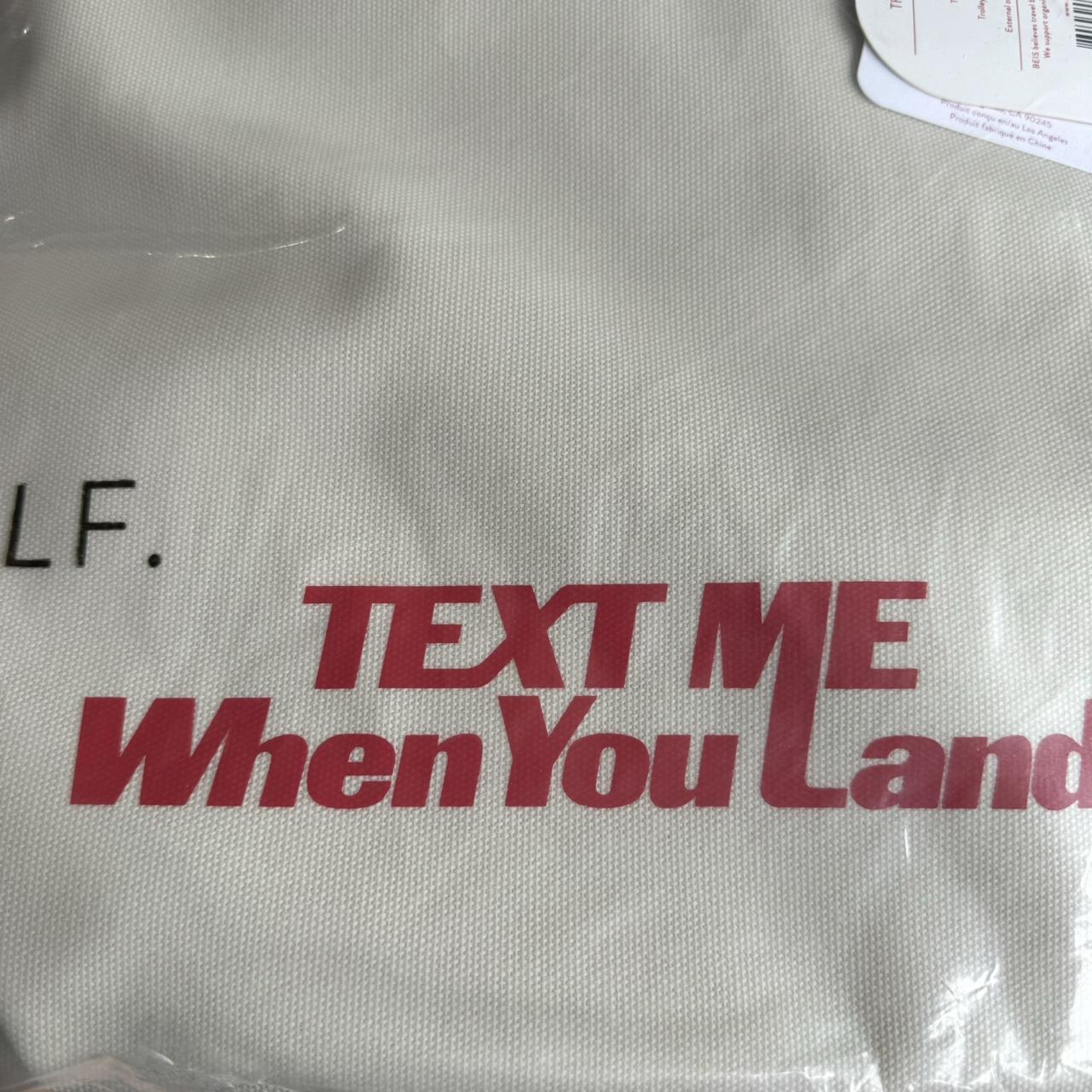 Beis x The Lonely Ghost Travel Tote in Ghost White... - Depop