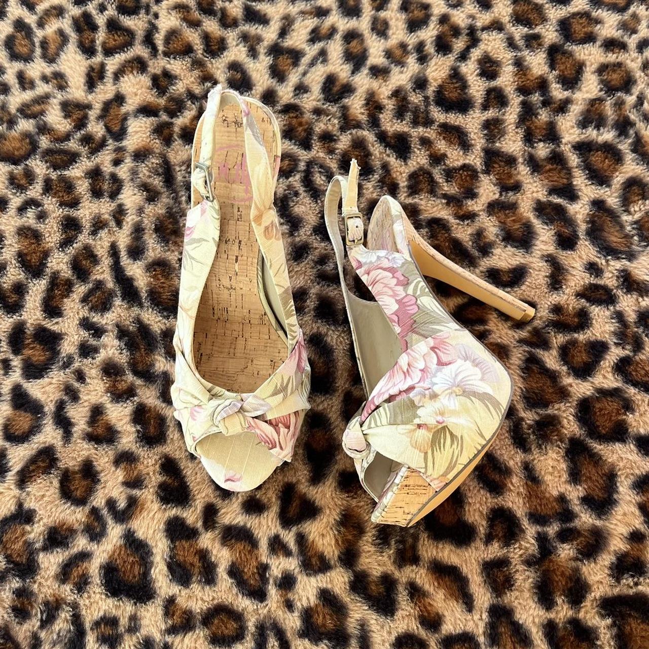 2000’s floral Pulp heels 🌸 brand new condition, sole... - Depop