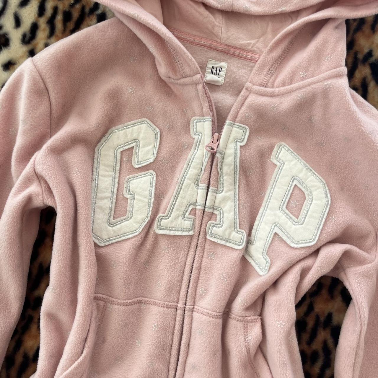 baby pink Gap soft zip up 🎀 girls XXL, womens XS... - Depop