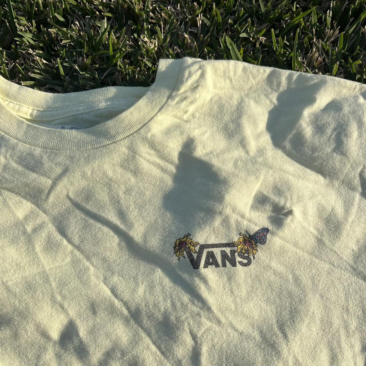 Vans yellow peace sign t-shirt Sunflowers and... - Depop