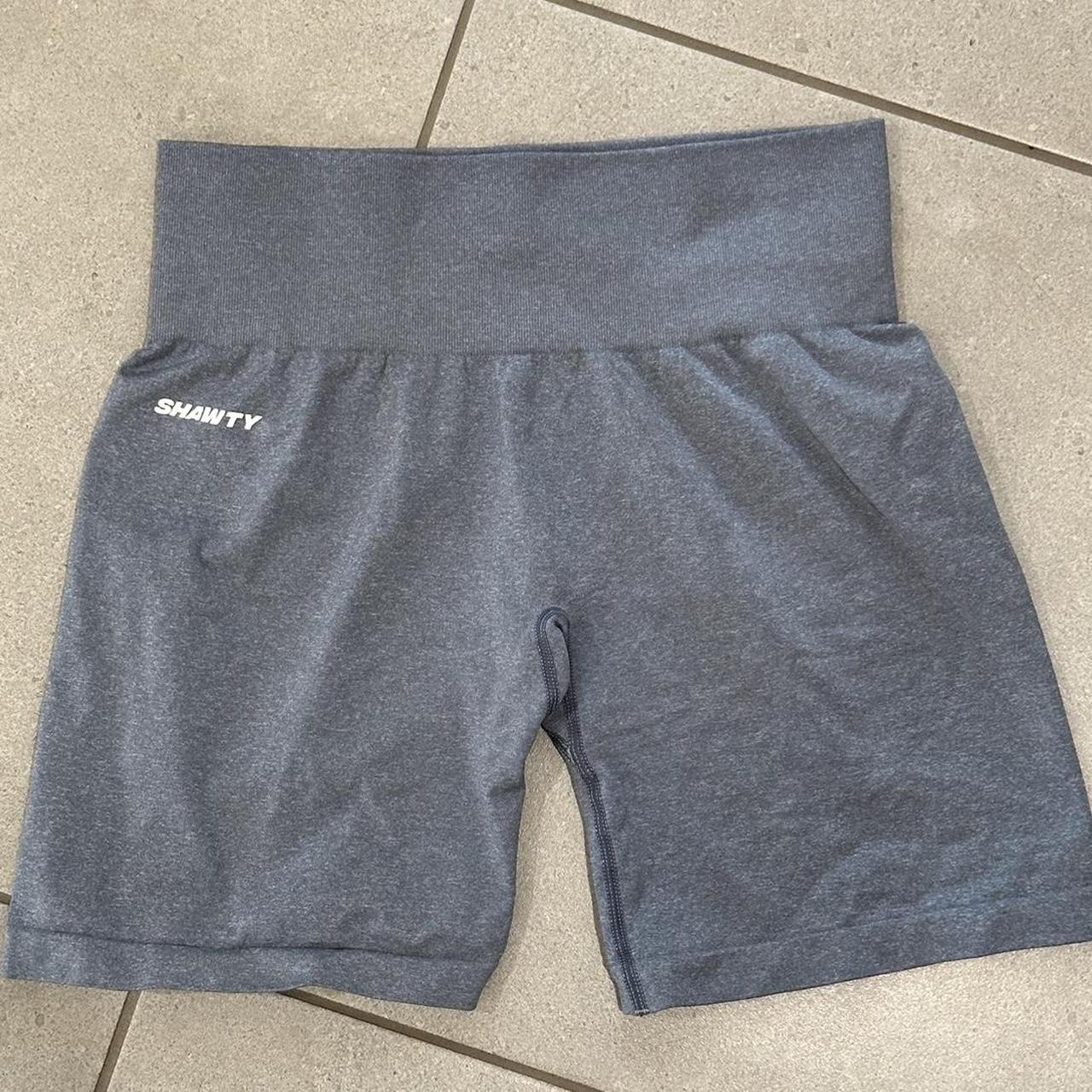 Shawty Active seamless shorts in grey size M. In... - Depop
