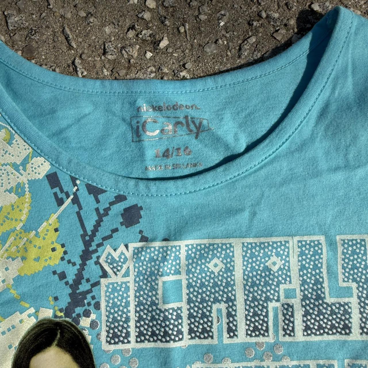 Y2K Twee 2000s iCarly Miranda Cosgrove Blue Short... | Depop