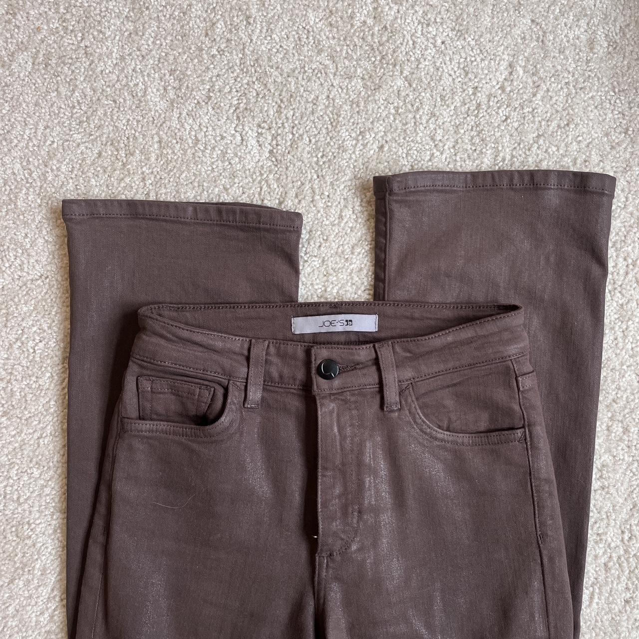 brown bootcut jeans - size 25" waist - perfect... - Depop