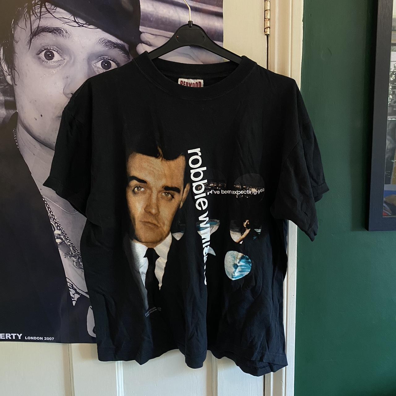 Vintage Robbie Williams Tour Tee Size Medium but... - Depop