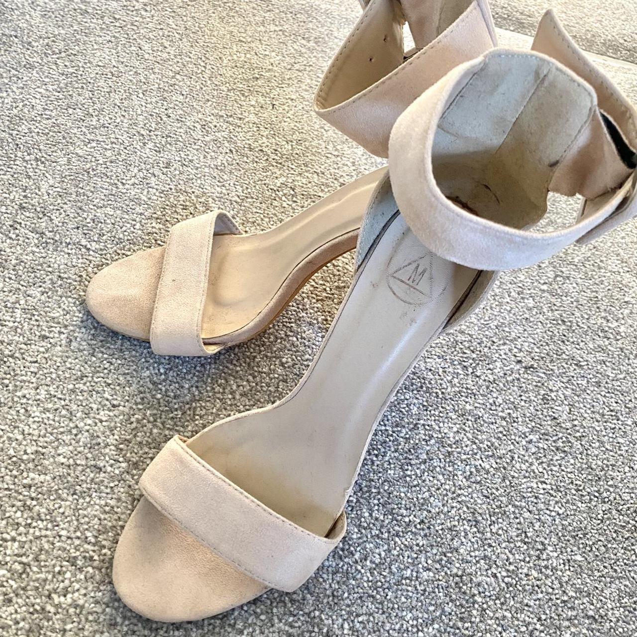 Missguided size 7 block heel sandals. Never worn out... - Depop