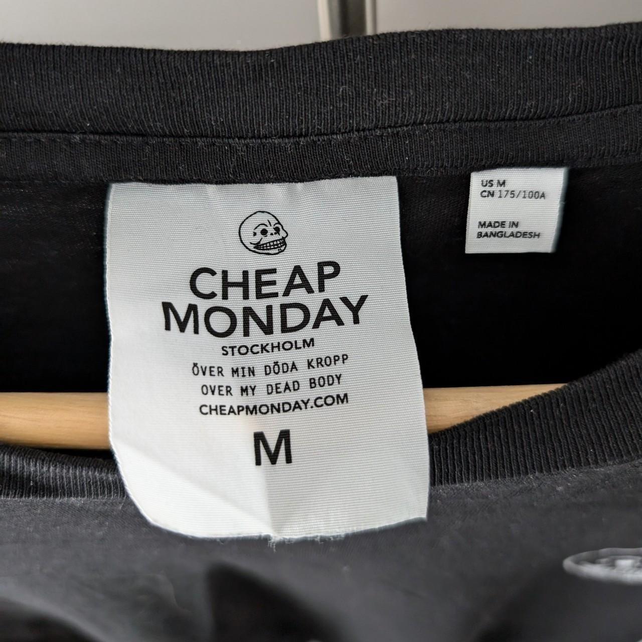 Cheap Monday logo tee. Size M. Very soft and light... | Depop