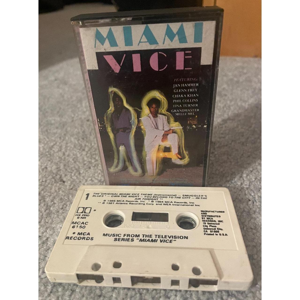 Miami Vice Soundtrack 1980s Cassette Tape MCA... - Depop