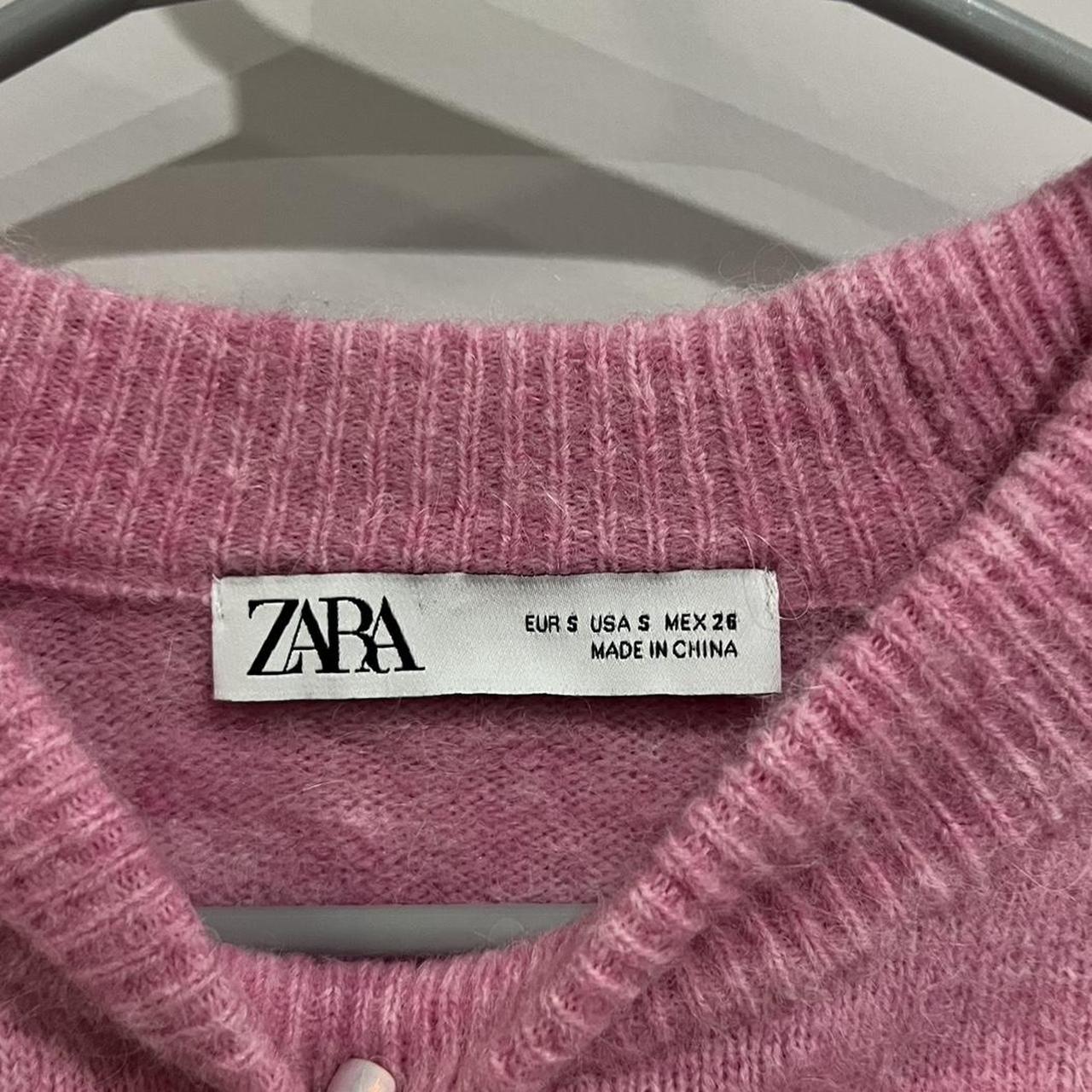 Zara Women's Pink Jumper | Depop