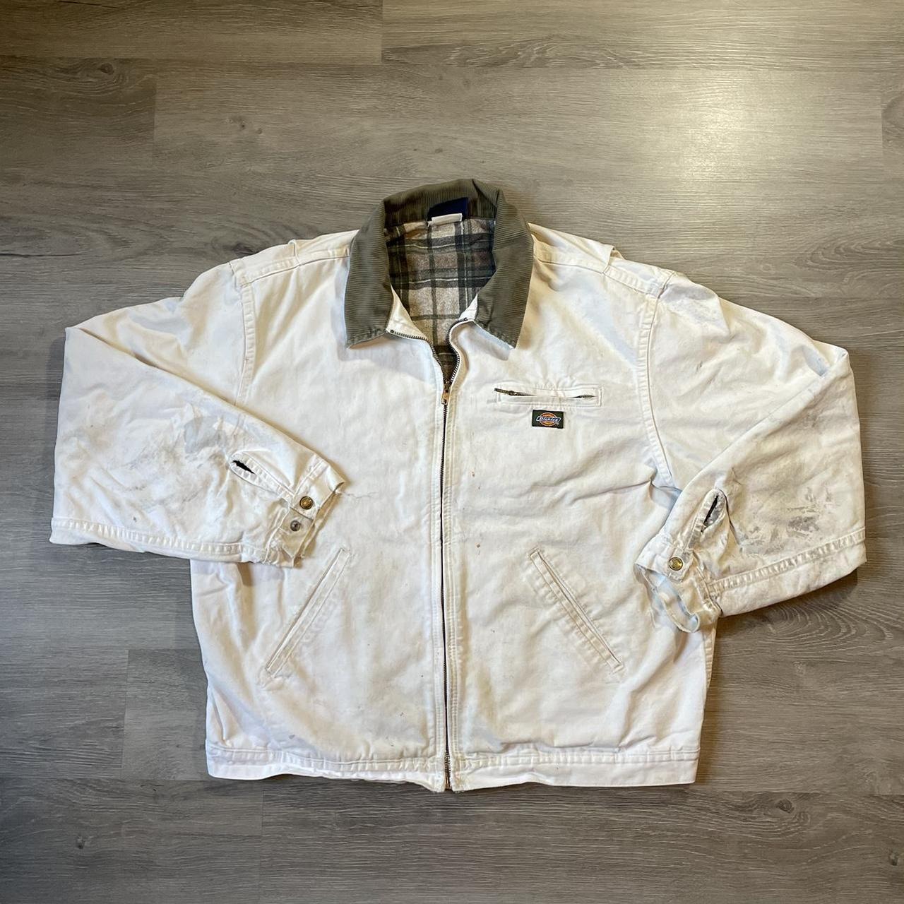 Vintage Dickies Detroit Style Jacket With A Corduroy Depop