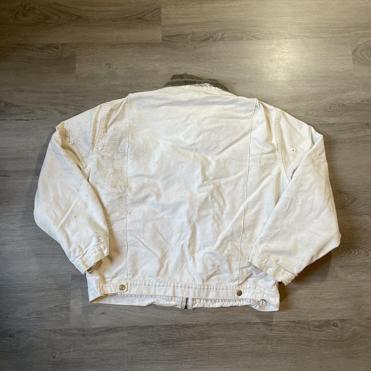 Vintage Dickies detroit style jacket with a corduroy... - Depop