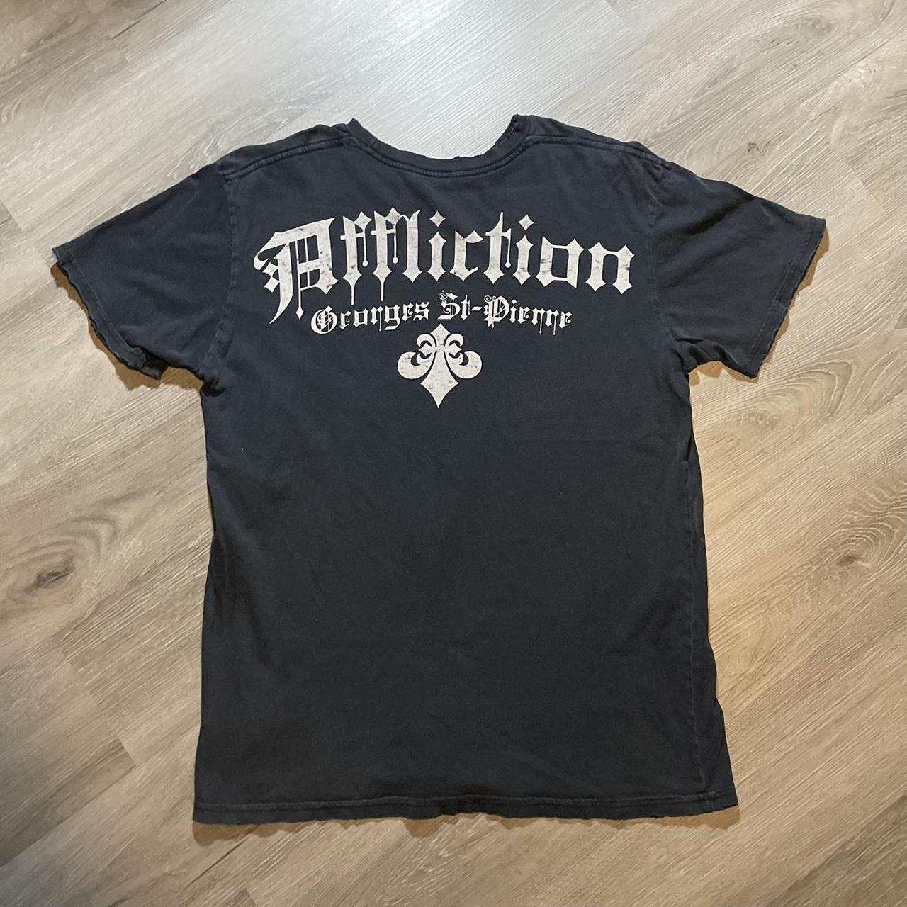 Y2K grunge affliction rush georges st pierre... - Depop