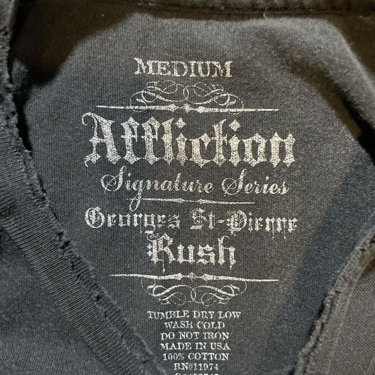 Y2K grunge affliction rush georges st pierre... - Depop