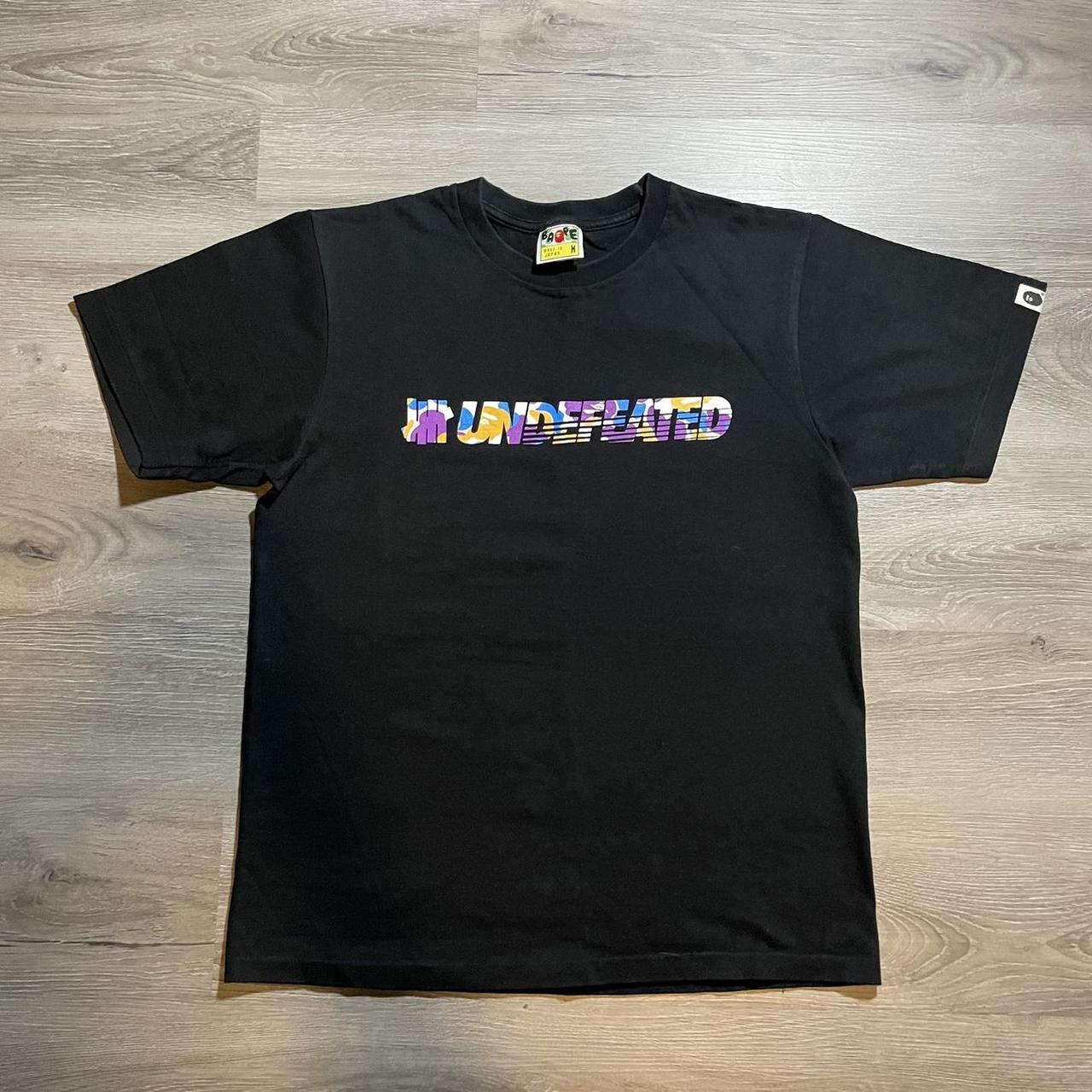 bape x undefeated purple camo shirt this shirt is... - Depop