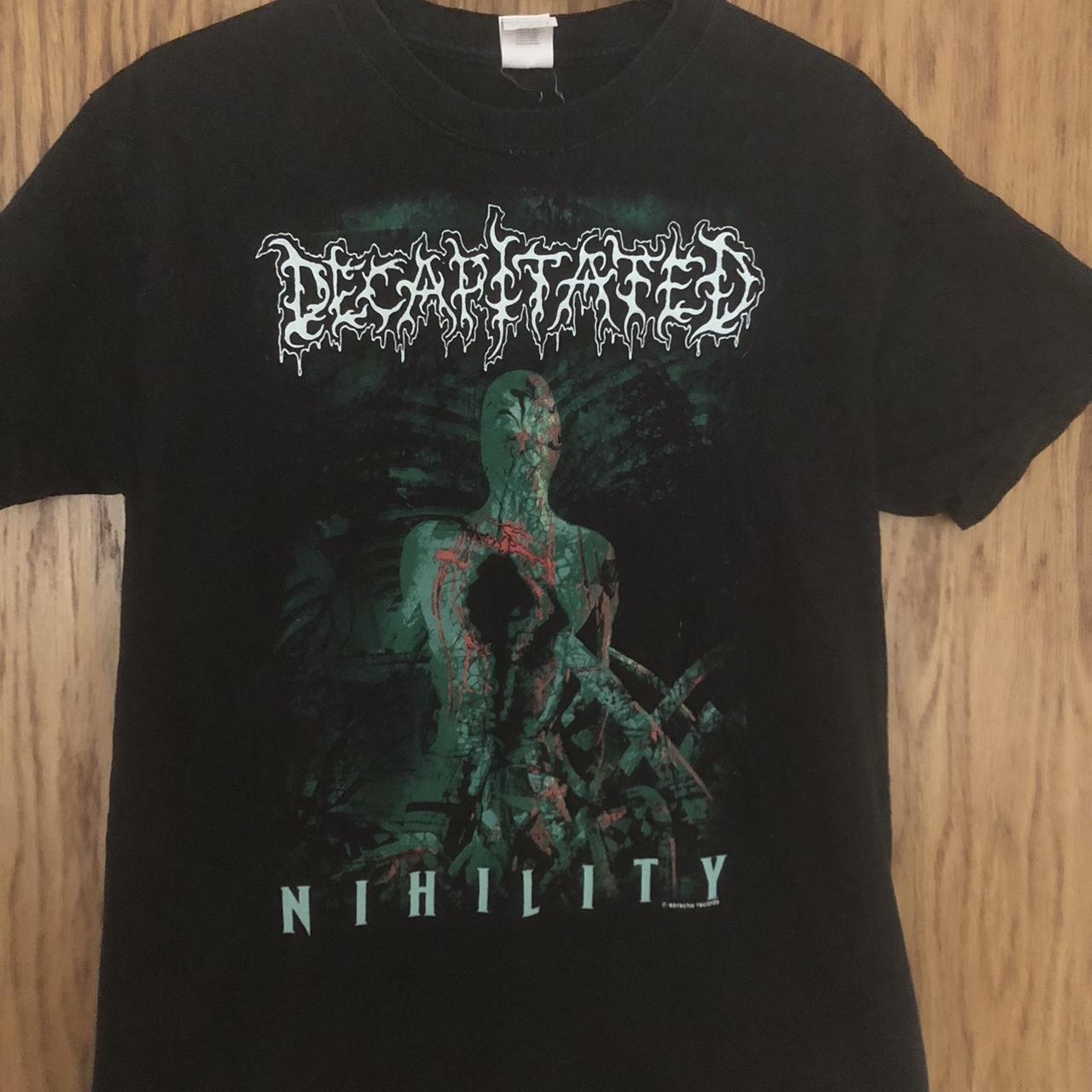 decapitated nihility tshirt size medium. good... - Depop