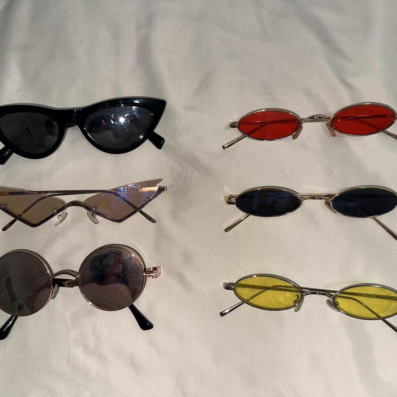retro sunglasses bundle - Depop