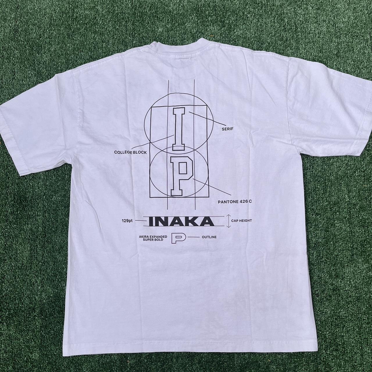 Inaka Power Shirt Anatomy White/Black - Depop