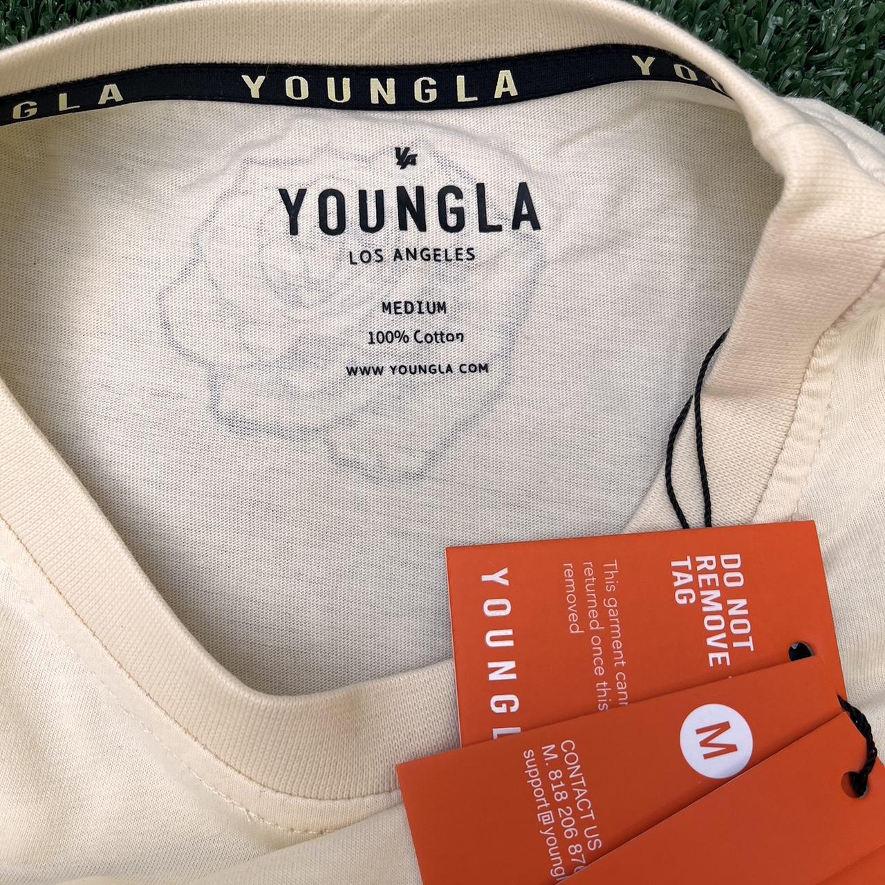 YoungLA Shirt White/Cream - Depop