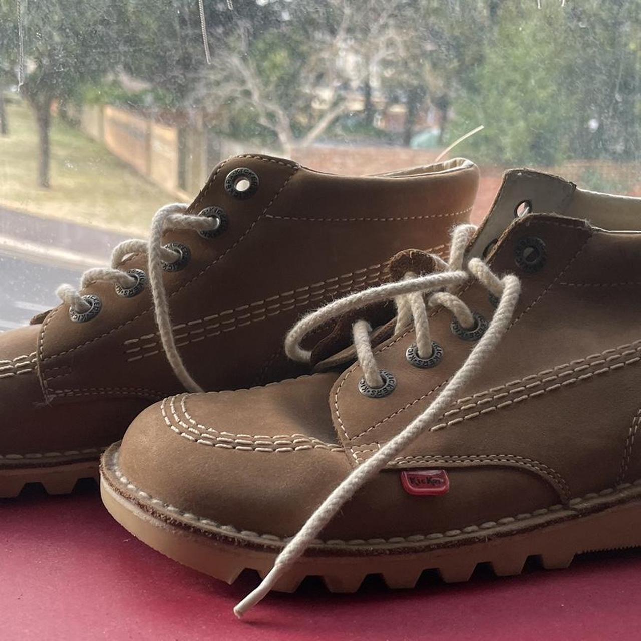 Light brown suede kickers Very good condition Uk... - Depop